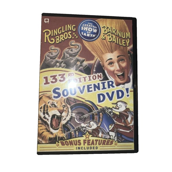 Media | Ringling Bros Barnum Bailey Circus 133rd Edition Souvenir Dvd ...